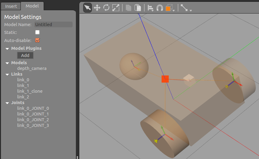 无处不在的小土-使用Gazebo的GUI创建机器人