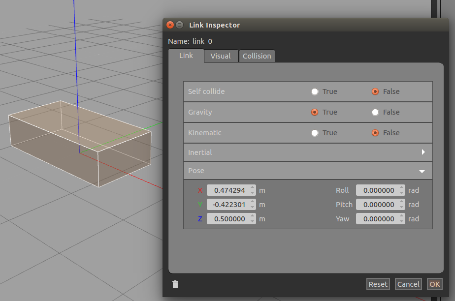 无处不在的小土-使用Gazebo的GUI创建机器人